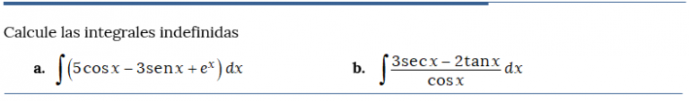 La integral indefinida – Recursos Matemática en Linea